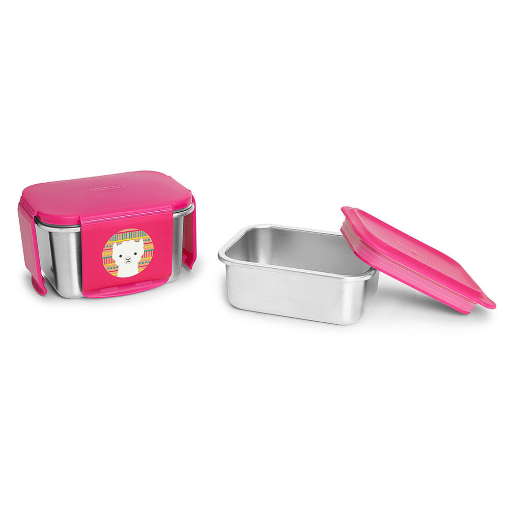 Kit Lanche Aço Inox Zoo Lhama Skip Hop | Büp Baby - bupbaby