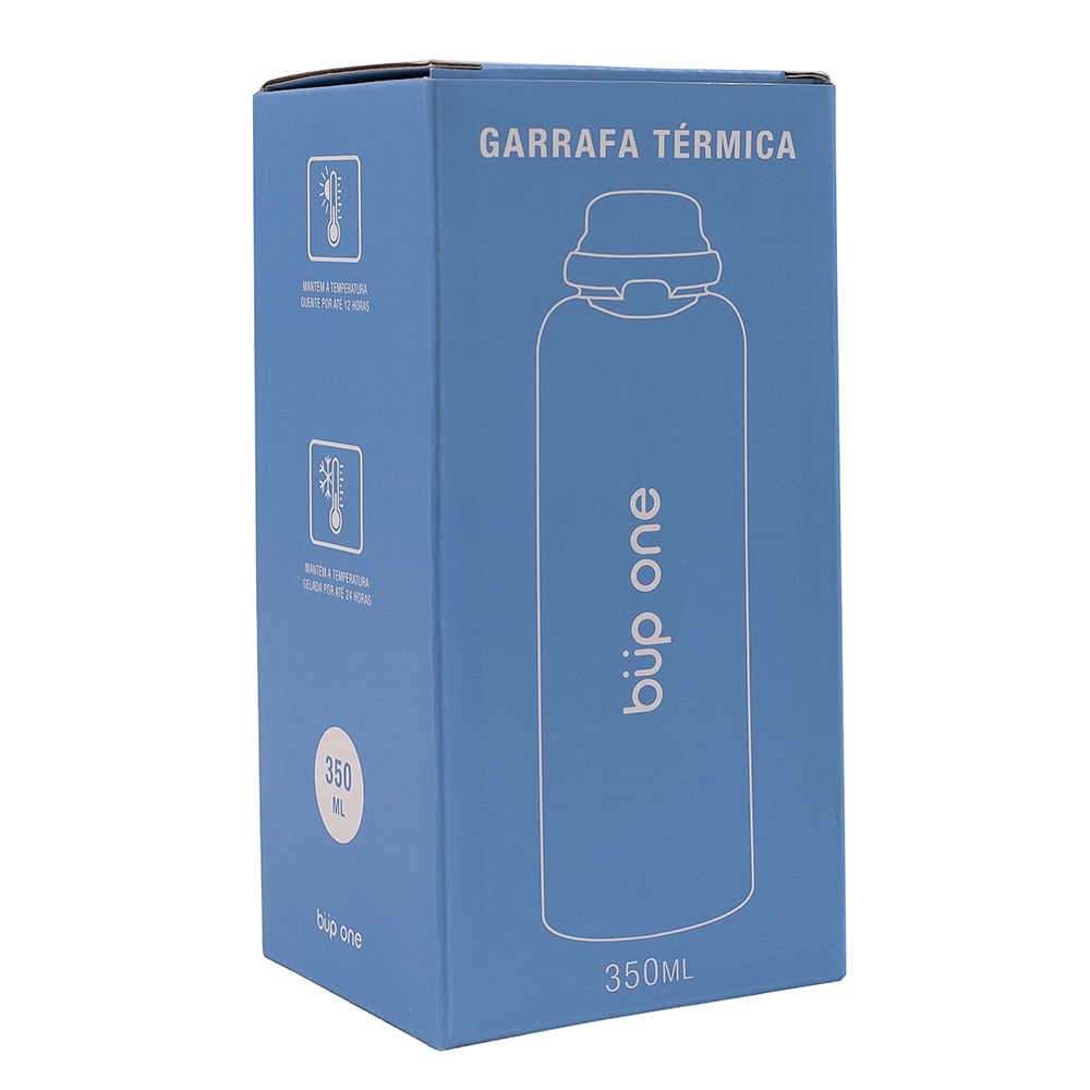Garrafa Térmica 350ml Easy Open Azul Claro Büp One - bupbaby